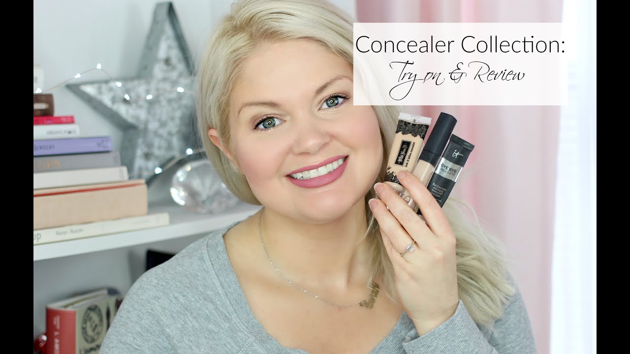Makeup Collection | Concealers Try on & Review - YouTube