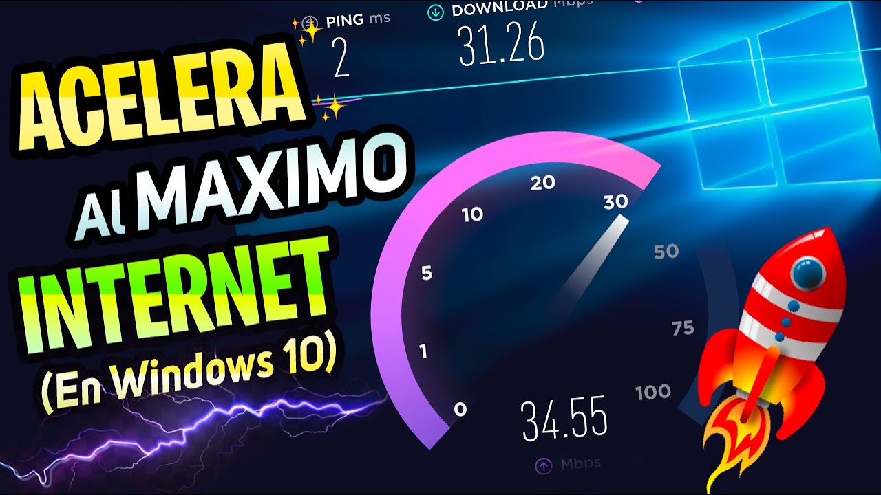 Super METODO⭐ ACELERA INTERNET al MAXIMO en Windows 10 2021 / AUMENTA ...