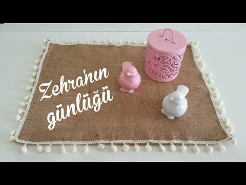 Basit supla yapımı-çuval bezinden dikdörtgen supla yapımı-Amerikan servisi