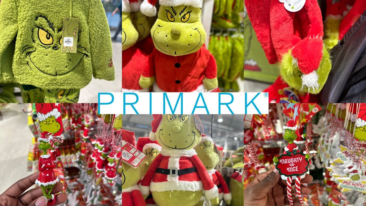 PRIMARK NEW GRINCH COLLECTION, NEW CHRISTMAS COLLECTION HAUL, CHEAP ...