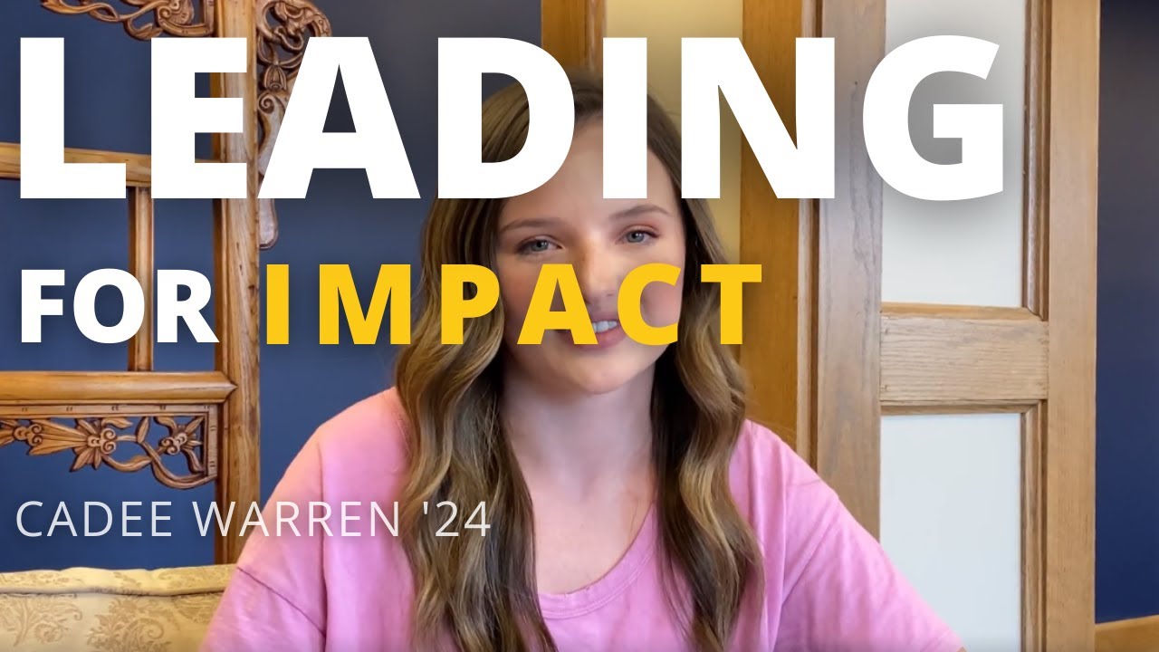 Leading for Impact - Cadee Warren - YouTube