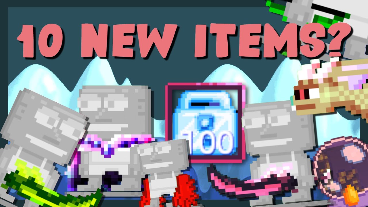 10 NEW ITEMS IN GROWTOPIA | Unreleased?! - YouTube
