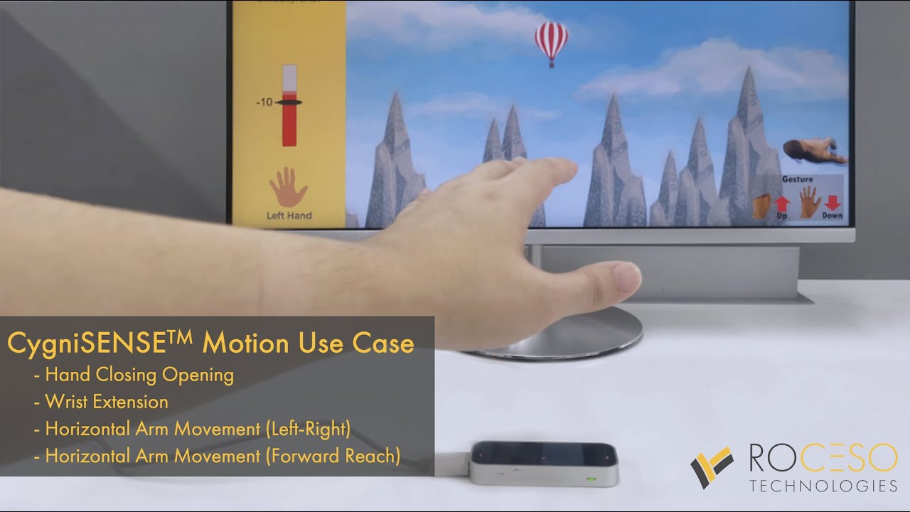 Digital Therapeutic Device for Upper Limb Rehabilitation - CygniSENSE Motion Game Module Use ...