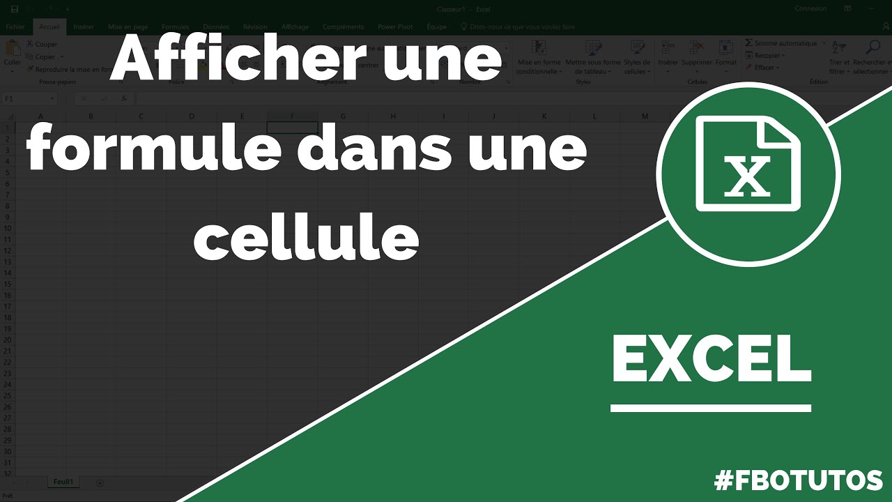 Comment Afficher Une Formule Dans Une Cellule Excel YouTube comment-afficher-une-formule-dans-une-cellule-excel-youtube
