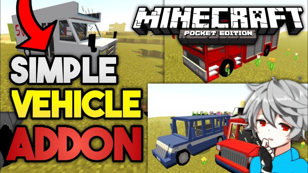 ⭐Simple Vehicle ADDON EL MEJOR ADDON DE VEHICULOS PARA MINECRAFT ...