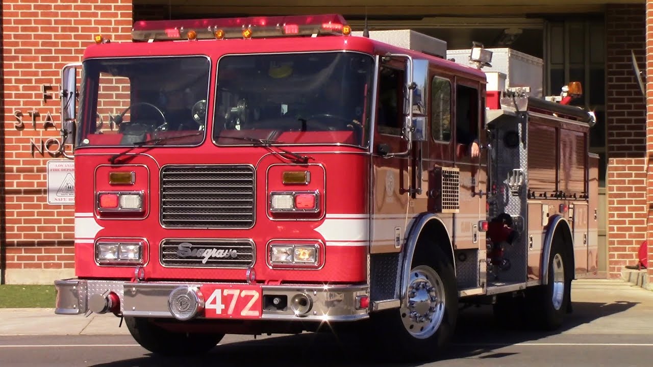 LAFD Engine 472 Responding - YouTube