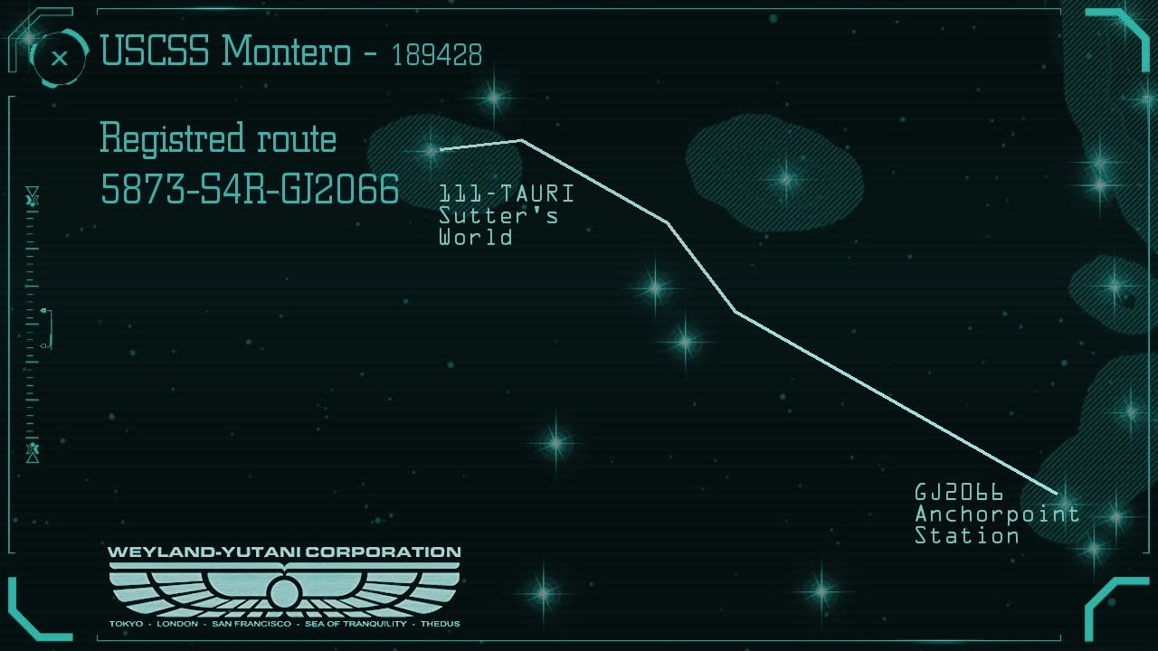 USCSS Montero Route - YouTube