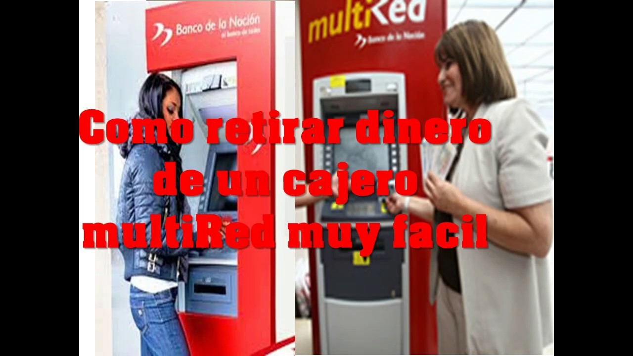 Retira dinero de un cajero multi Red muy facil - YouTube