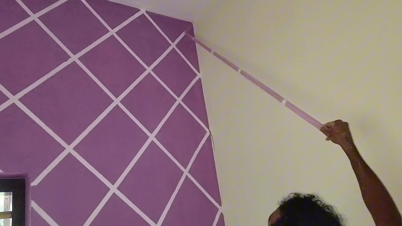 Masking Tap Wall Design New One 😀 | Swasthik Painters Badiadka | PRASAD ...