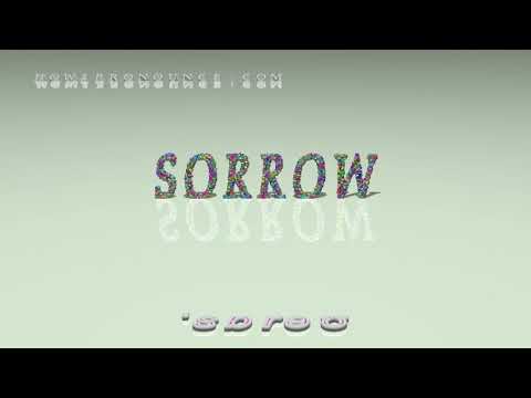 sorrow - pronunciation + Examples in sentences and phrases - YouTube