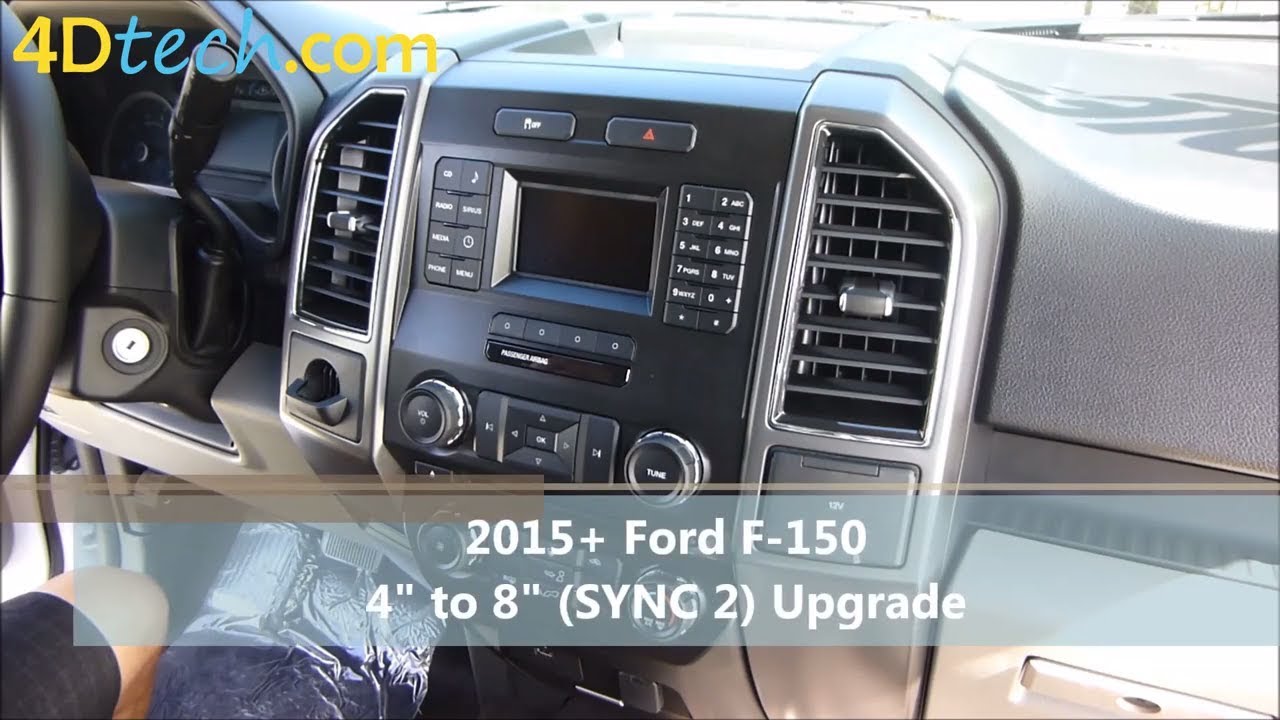 4" to 8" Upgrade w/ SYNC 2 | 2015 Ford F-150 - YouTube