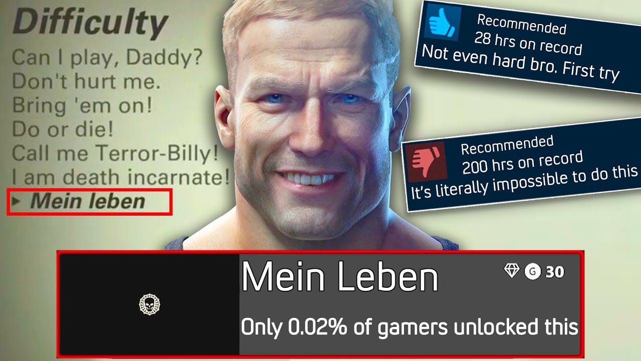 I Played Wolfenstein 2's Mein Leben Difficulty, Here's What Happened - YouTube