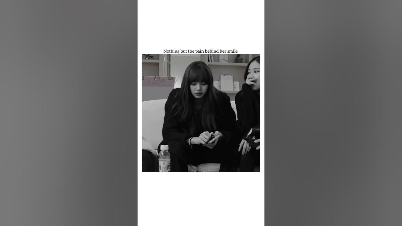 Nothing but the pain behind her smile 💔😭 | Lisa | Blackpink | #lisaedits #blackpink #lisa # ...