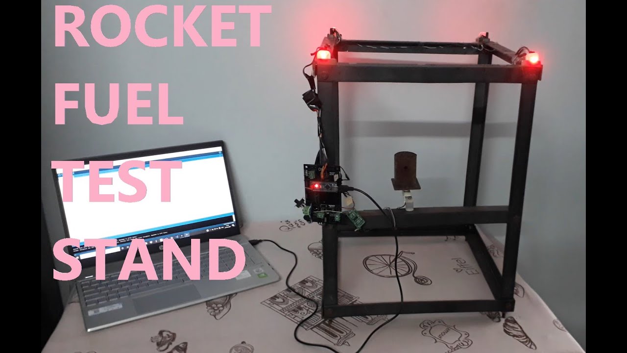 Rocket Fuel test stand - YouTube
