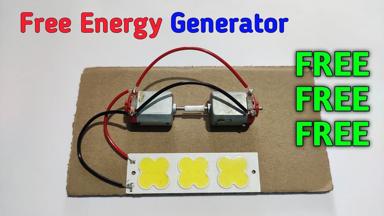 How to make Free Energy || How to make Free Energy at Home - YouTube
