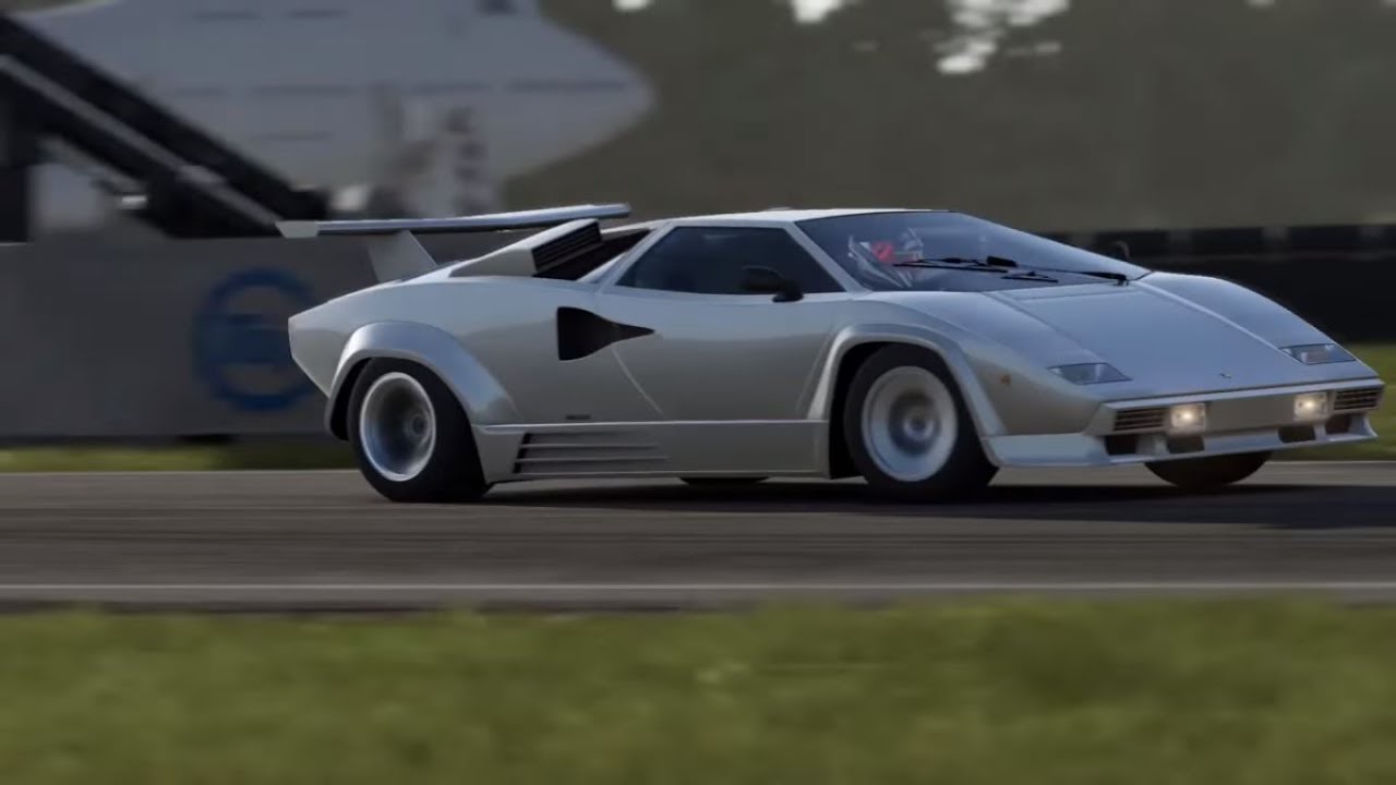 Forza 6: 1988 Lamborghini Countach LP5000 QV Top Gear Power Lap 1:20: ...