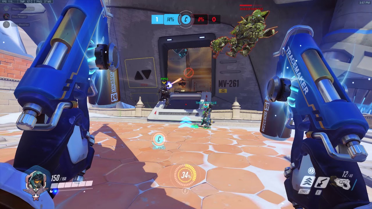 Amazing OW game against 6 bots - YouTube