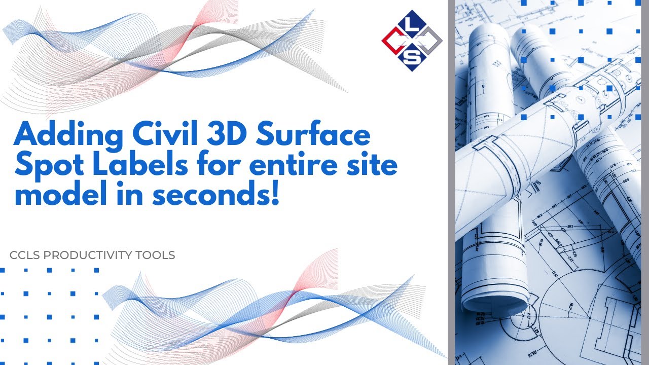 Adding all Surface Spot Labels in Seconds in Civil 3D - YouTube