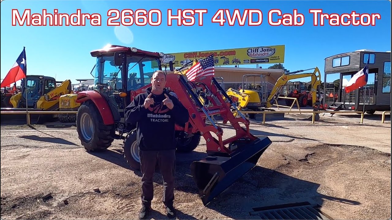 Mahindra 2600 Series 2660 HST 4WD Cab Tractor - YouTube