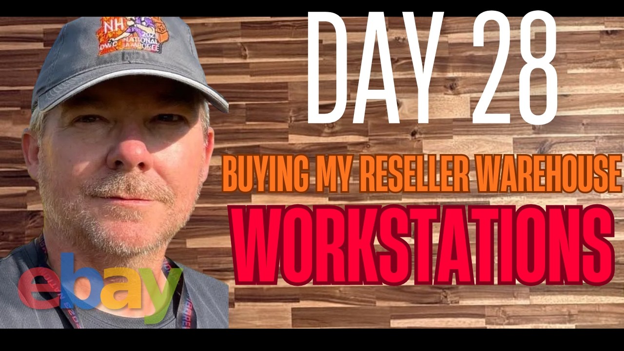 Day 28 - Buying My Reseller Warehouse Workstations - YouTube