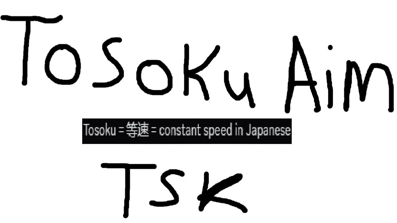 The SECRET to Unlocking SMOOTH AIM - Tosoku Aim (TSK) - YouTube