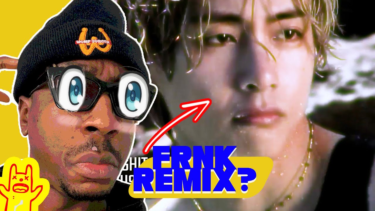 V 'Slow Dancing (FRNK Remix)' #reaction #reacts #reactionvideo #kpop # ...