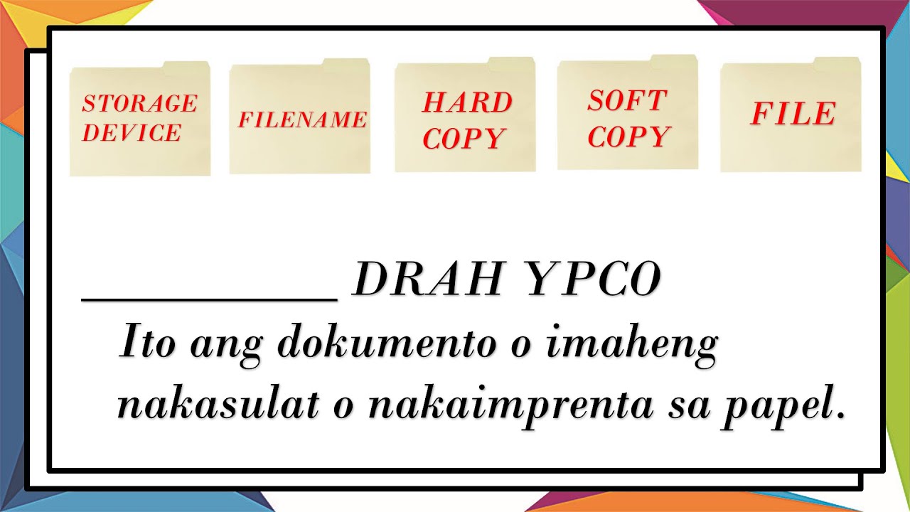 EPP 4 ICT Quarter 2 Ang Computer File System - YouTube