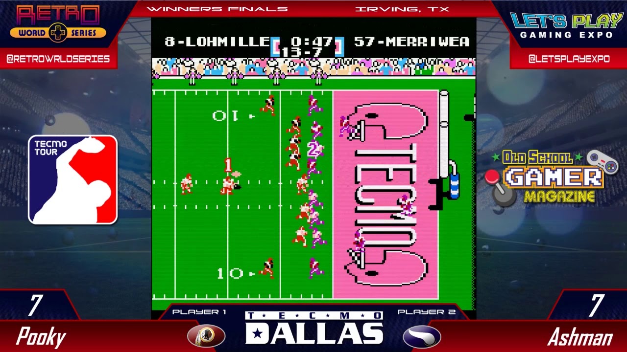 2018 Tecmo Dallas - Tecmo Super Bowl (NES) - Winners Finals - Pooky vs ...