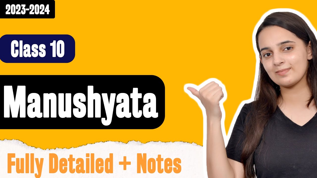 Manushyata Class 10 Hindi | Manushyata Class 10 Sparsh Chapter 3 ...