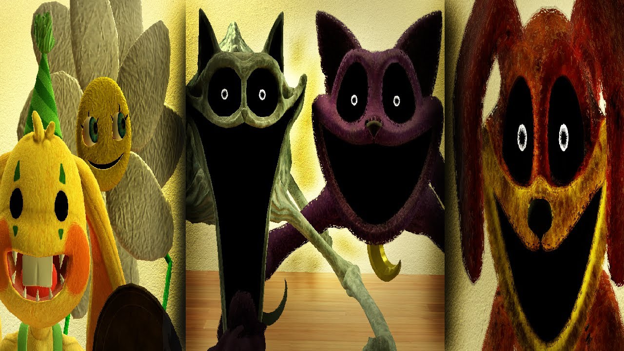 All Poppy playtime Creatures Chase me in Liminal Hotel GMOD Cuppit ...