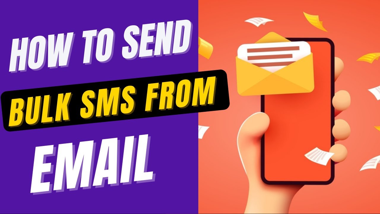 [New Method] How To Send Bulk SMS From Email 2022 - YouTube