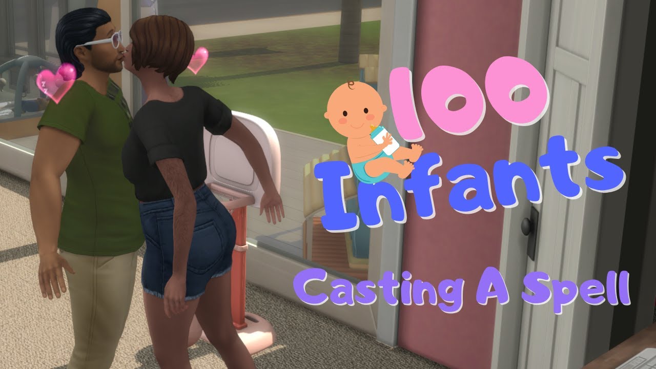 Casting A Spell - Sims 4 100 Infant Challenge Part 10 - YouTube