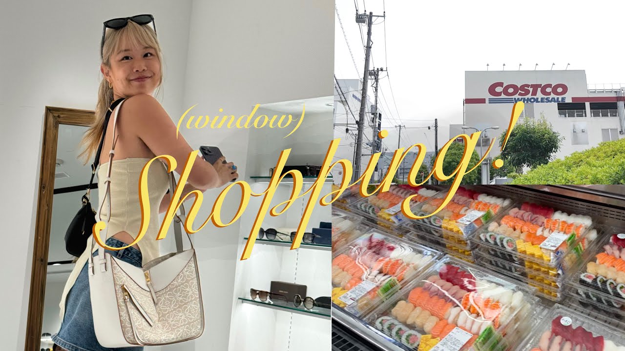 budget shopping at Costco Japan 🌭 and luxury (window) shopping in Ginza ...