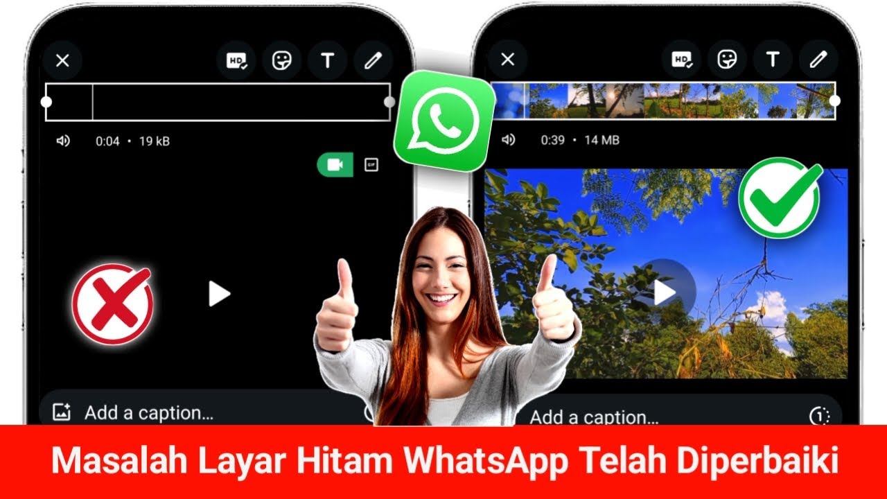 Cara Memperbaiki Layar Hitam WhatsApp Saat Mengirim Video atau Status ...