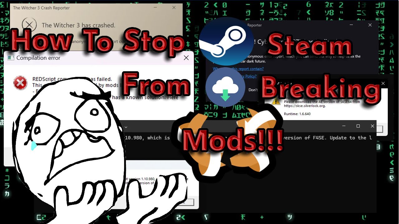Stop Steam Update from Breaking Your Modded Games! - YouTube