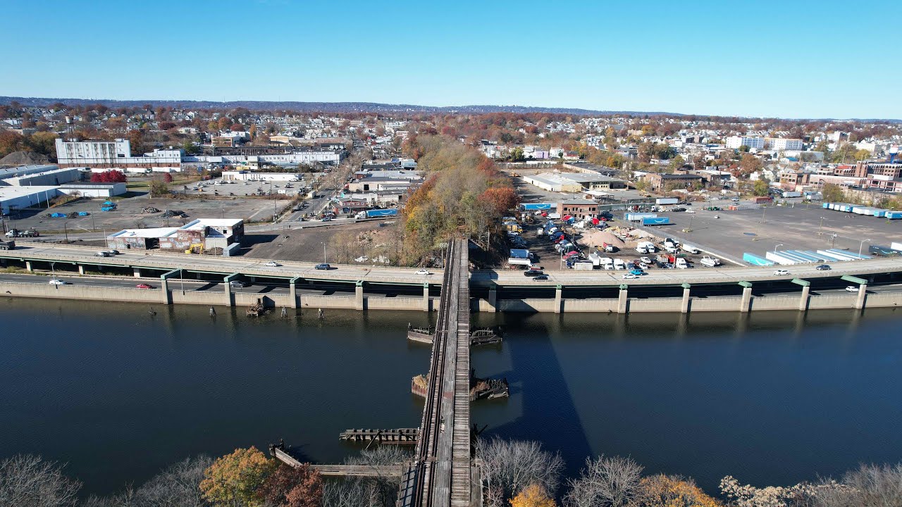 Flight Above Lower Boonton Line / Greenwood Lake Branch Belleville To ...
