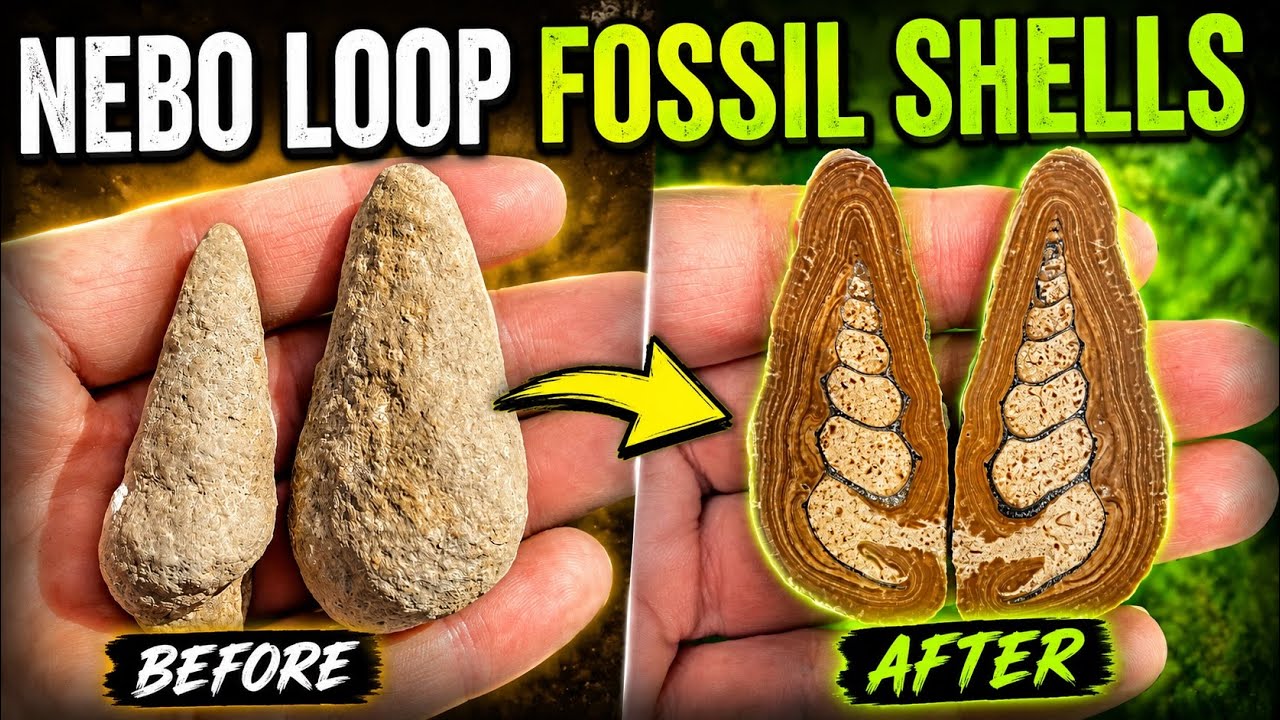 Rockhounding and Polishing Fossil Shells in Utah's Nebo Loop - YouTube