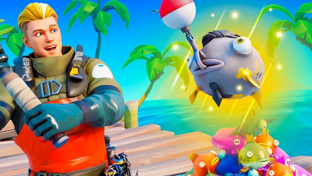 J'ai essayé de FAIRE TOP 1 qu'avec LES POISSONS sur FORTNITE !! - YouTube