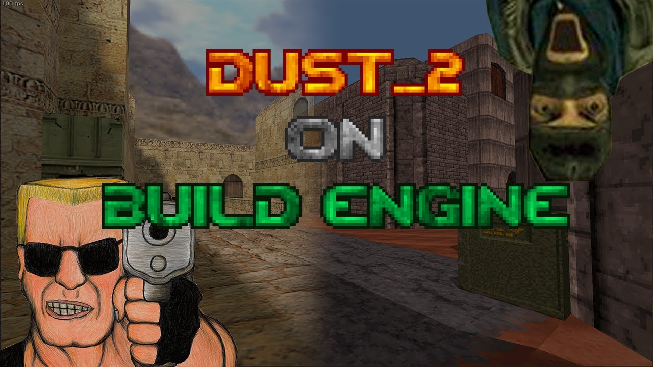 I recreated the dust 2 map on the Build Engine - YouTube