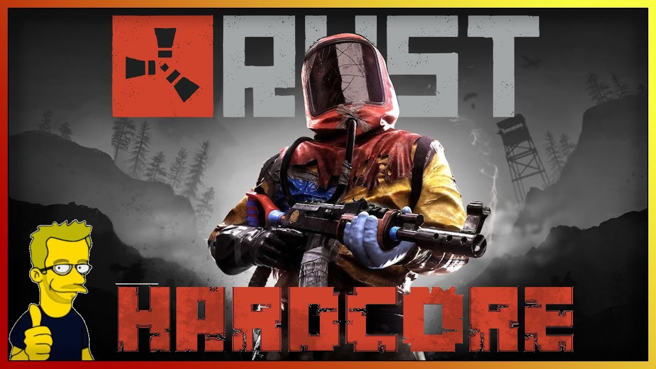 FIRST !! Time on RUST Hardcore Server - YouTube