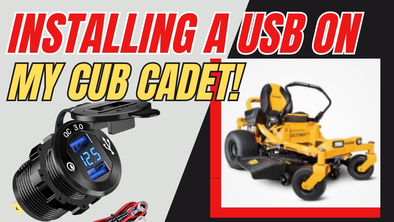 Watch Me Add USB Ports to My Lawn Mower for Phone Charging! - YouTube