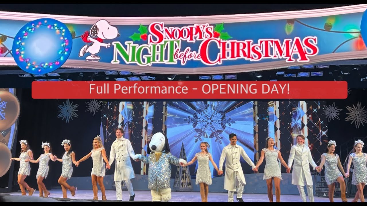 Knott's Merry Farm - Snoopy's Night Before Christmas - Ice Skating ...