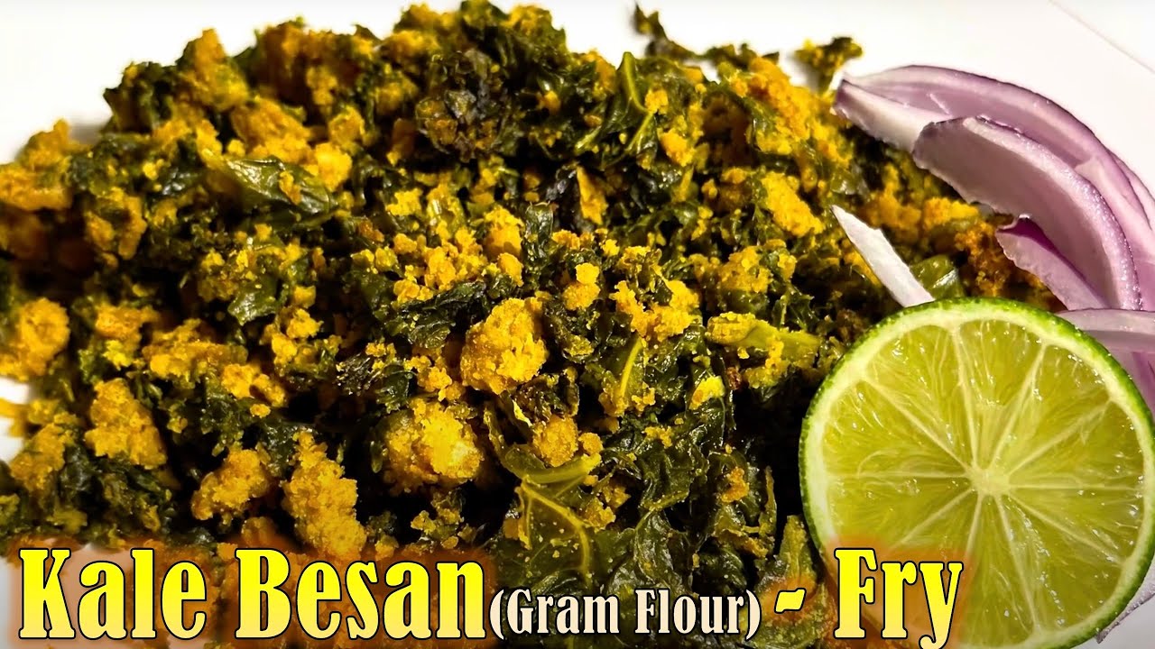 Kale Besan Fry - Filled with benefits of Kale & Lentils - YouTube
