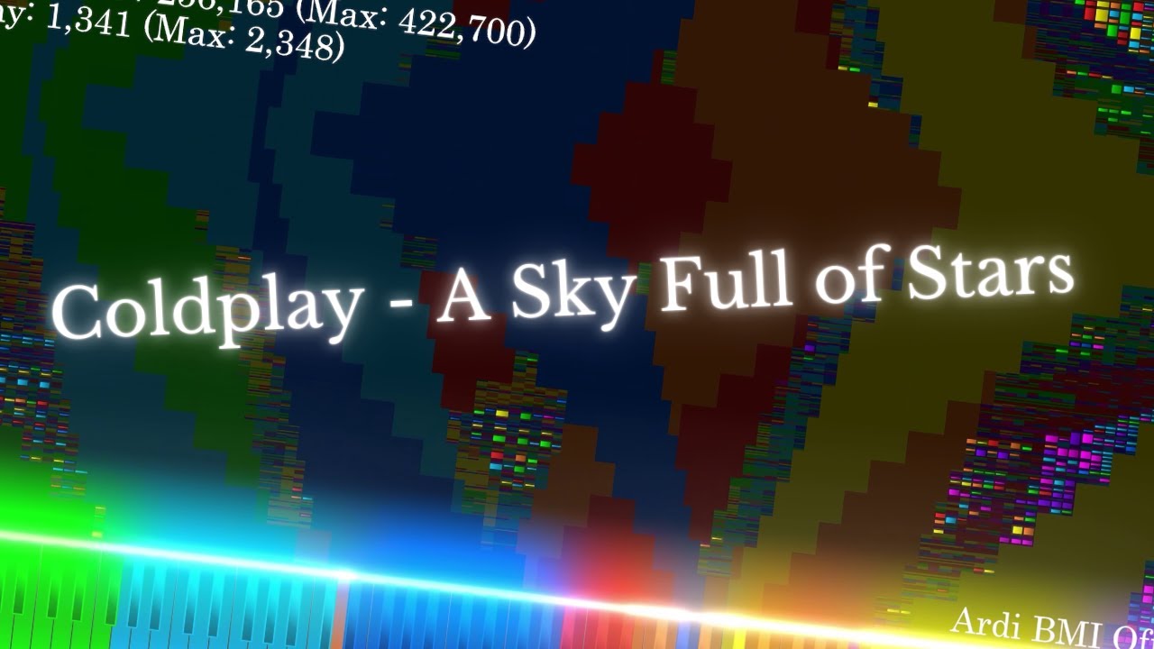 [Black MIDI] Coldplay - A Sky Full of Stars | 9.87 million notes - YouTube