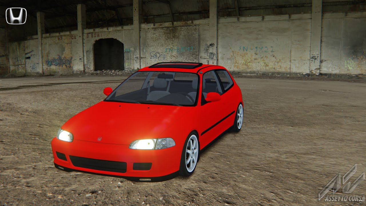 Assetto Corsa Car Mod: Honda Civic VTi EG6 @ Barcelona GP + Download ...