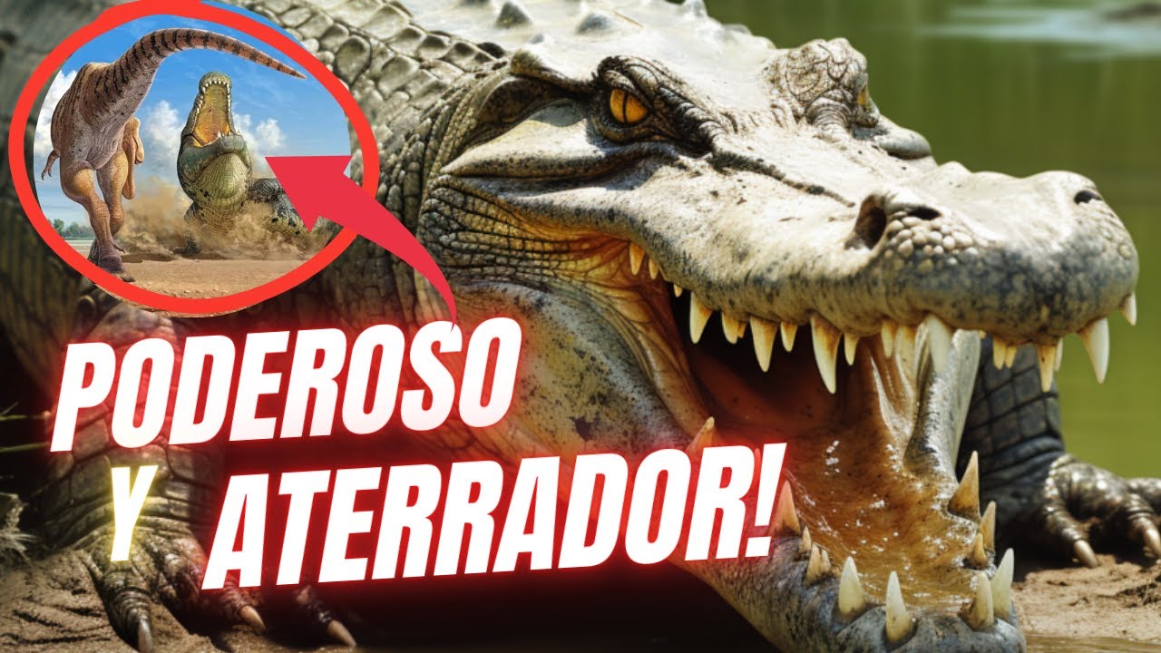 ¡Este CAIMAN PREHISTORICO GIGANTE era ATERRADOR y MORTIFERO ...