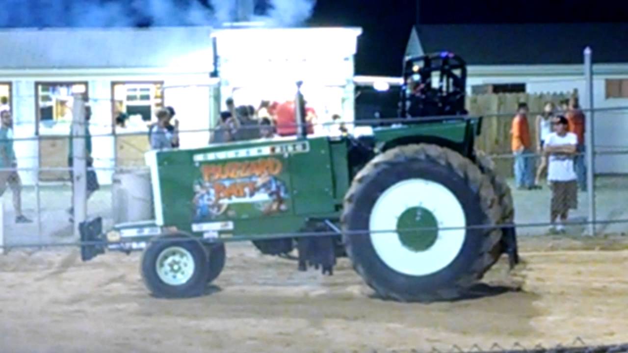 Oliver pulling tractor, with a Cummins Engine - YouTube