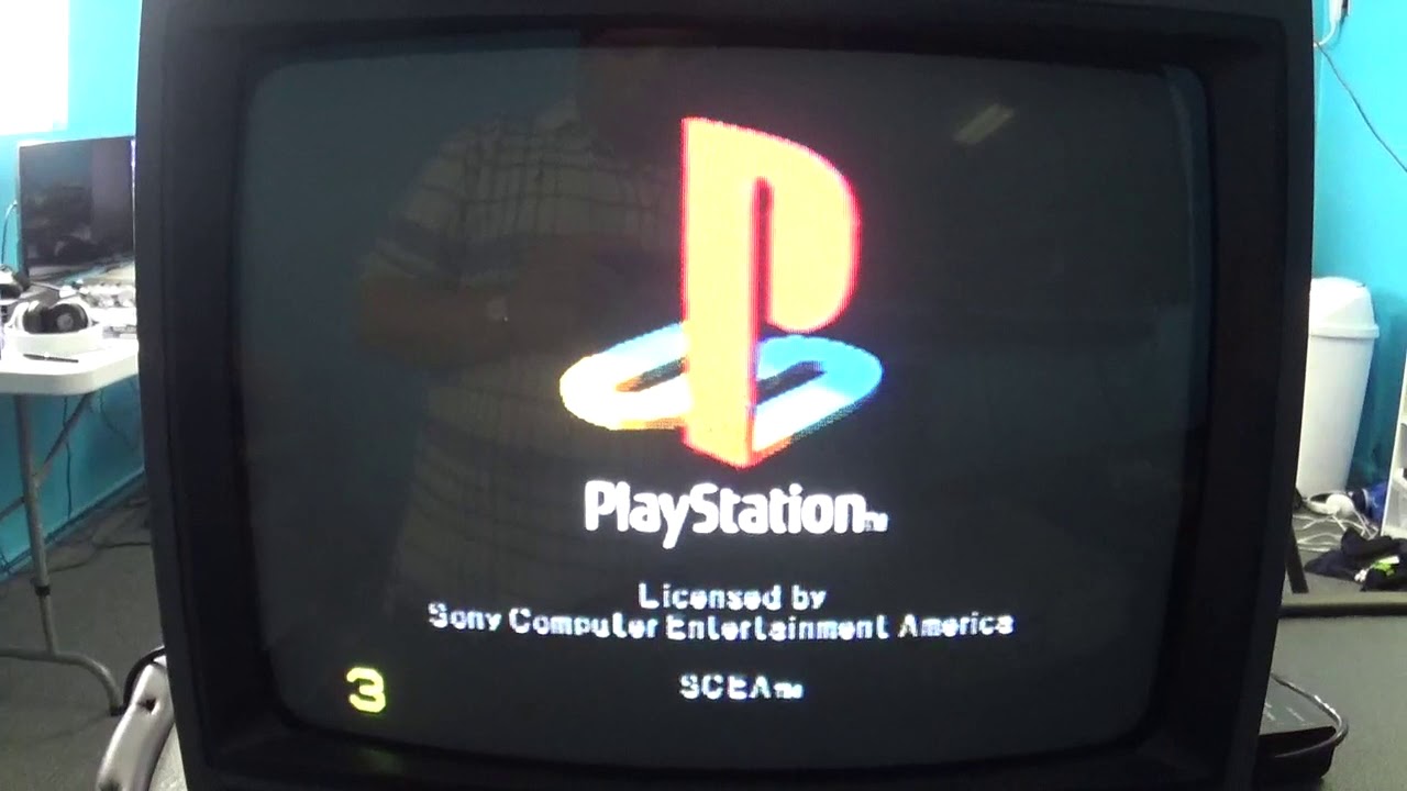 PlayStation SCPH-1001 (May 1996) Start Up - YouTube
