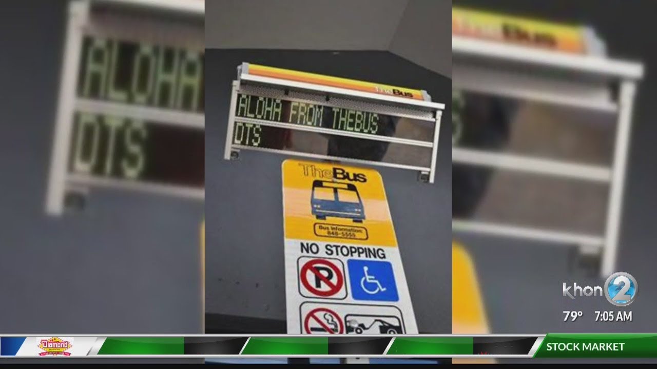 Real-time Bus signage in the works - YouTube