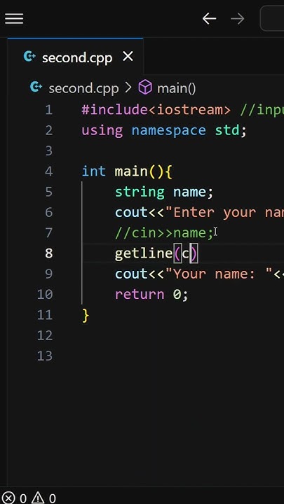 C++ Input Mistake 😱| Don't use cin Use getline | Solution in Telugu #coding #learncpp #cpp - YouTube